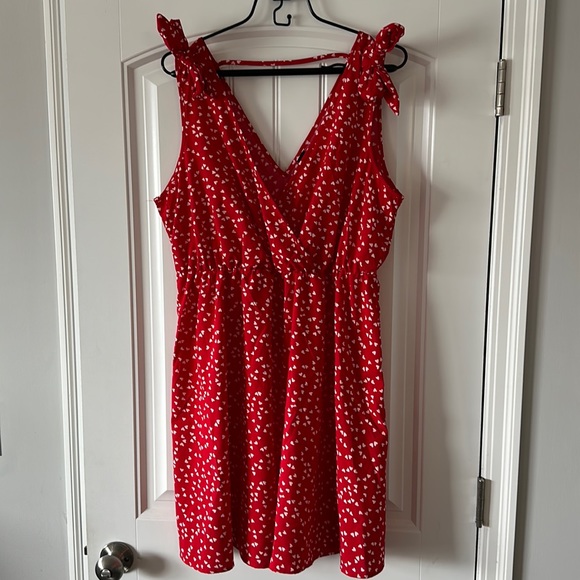SHEIN | Dresses | Red Heart Dress Shein Curve Xl | Poshmark